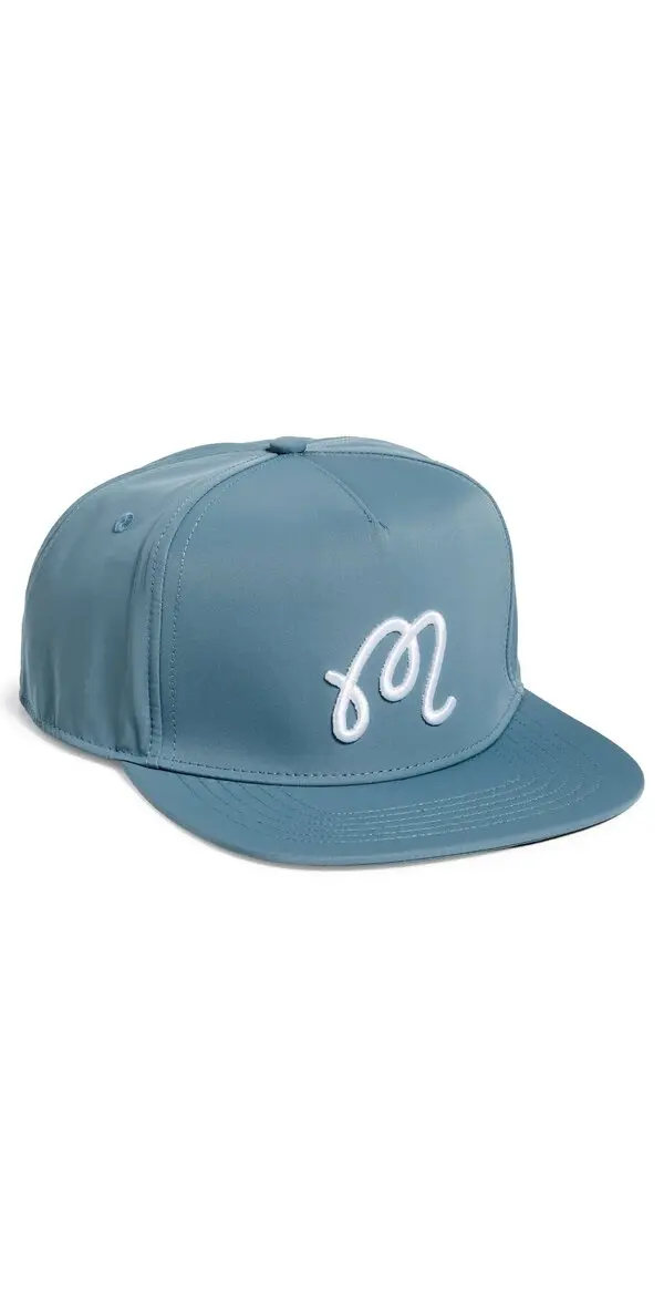 MALBON Snapback Cap - Aegean Blue