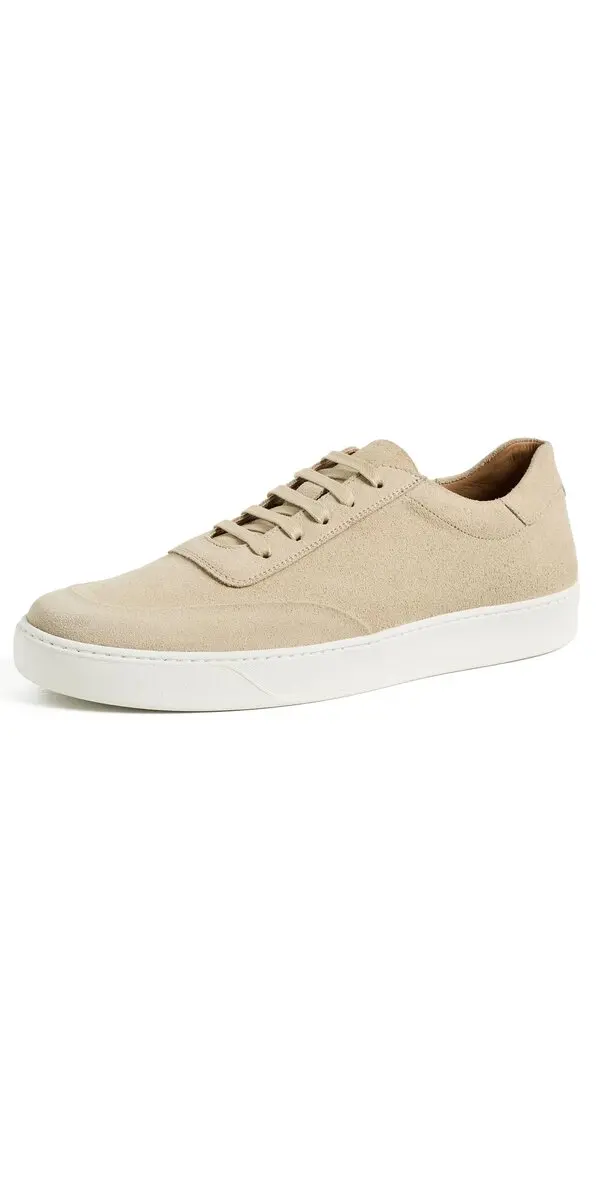 Frescobol Carioca Lapa Suede Lace-up Sneakers - Sand