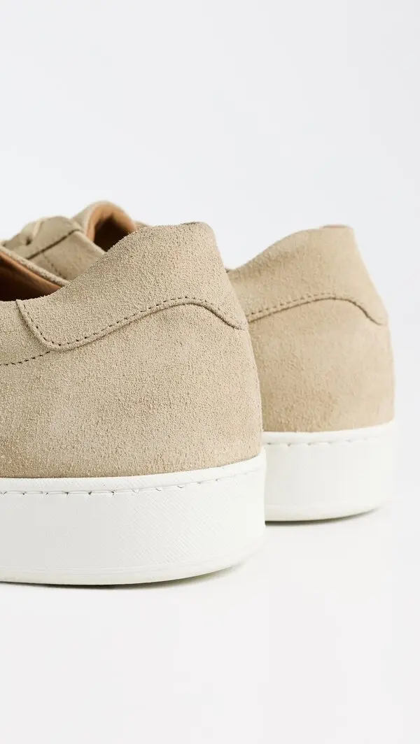 Frescobol Carioca Lapa Suede Lace-up Sneakers - Sand