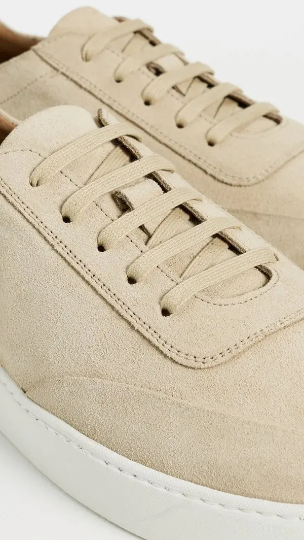 Frescobol Carioca Lapa Suede Lace-up Sneakers - Sand