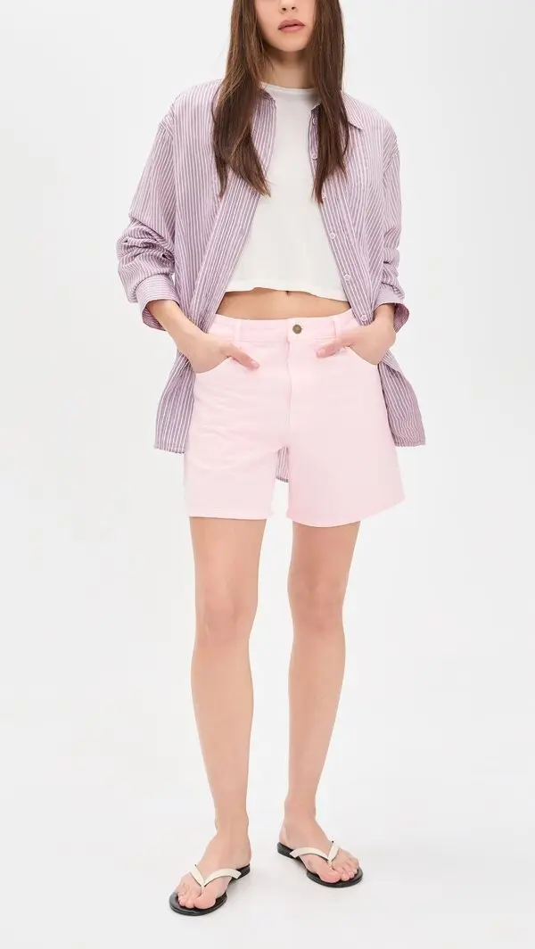 Enza Costa Drift Denim Shorts