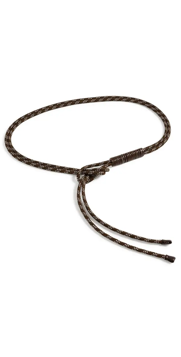 Rag & Bone Tate Sport Cord Belt - Dark Earth Flecked