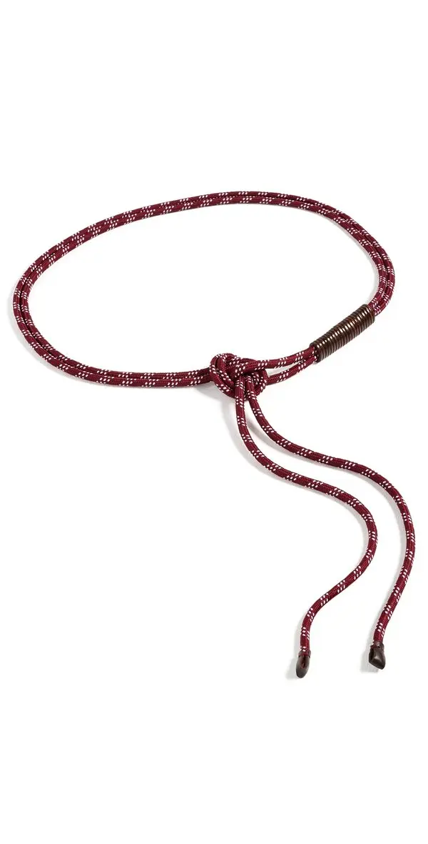 Rag & Bone Tate Sport Cord Belt - Rust Flecked