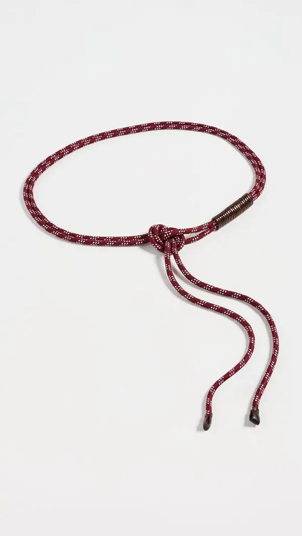 Rag & Bone Tate Sport Cord Belt - Rust Flecked