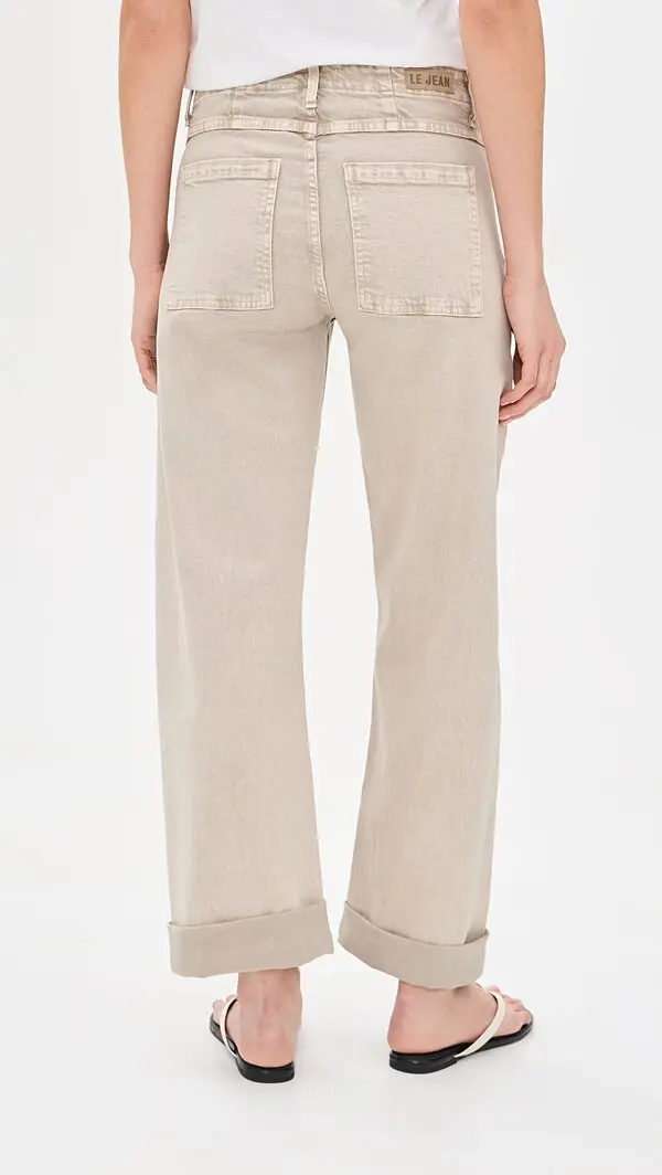 LE JEAN Selena Crop Jeans - Desert Sands