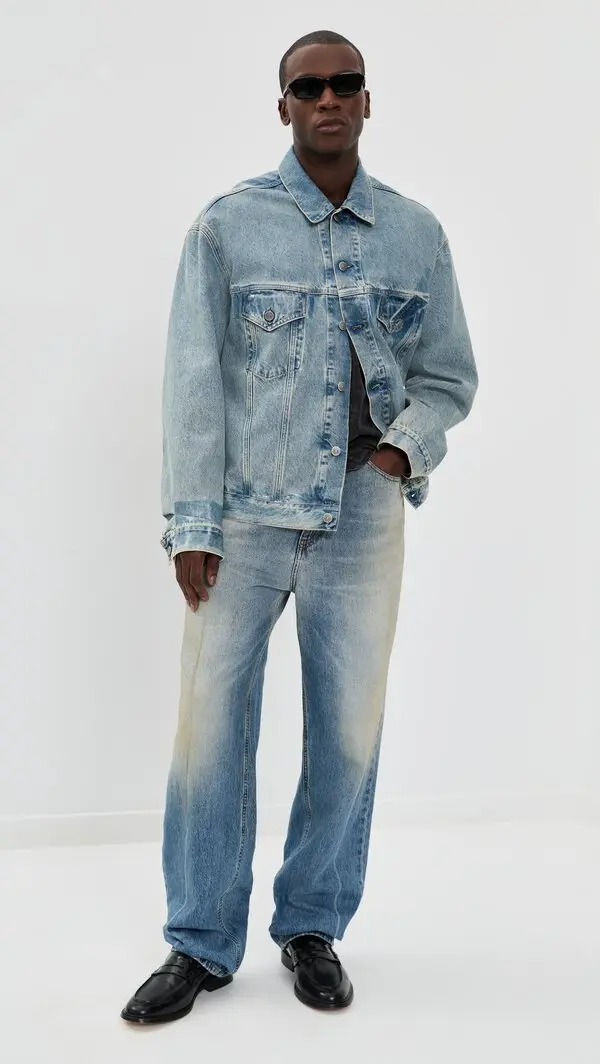 MAISON MARGIELA Relaxed Denim Pants - Medium Blue