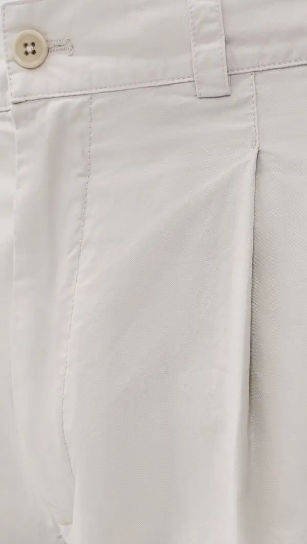 ALEX MILL Pleated Pull On Pants In Lightweight Chino