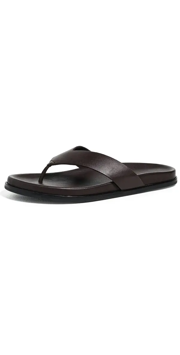 TONY BIANCO Loop Thong Sandals - Choc