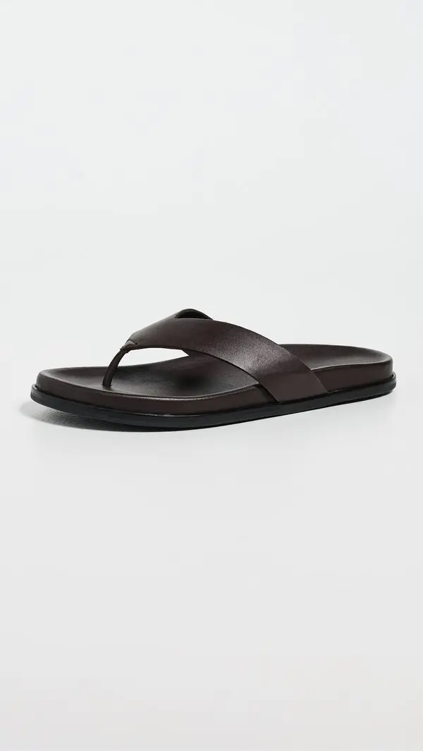 TONY BIANCO Loop Thong Sandals - Choc