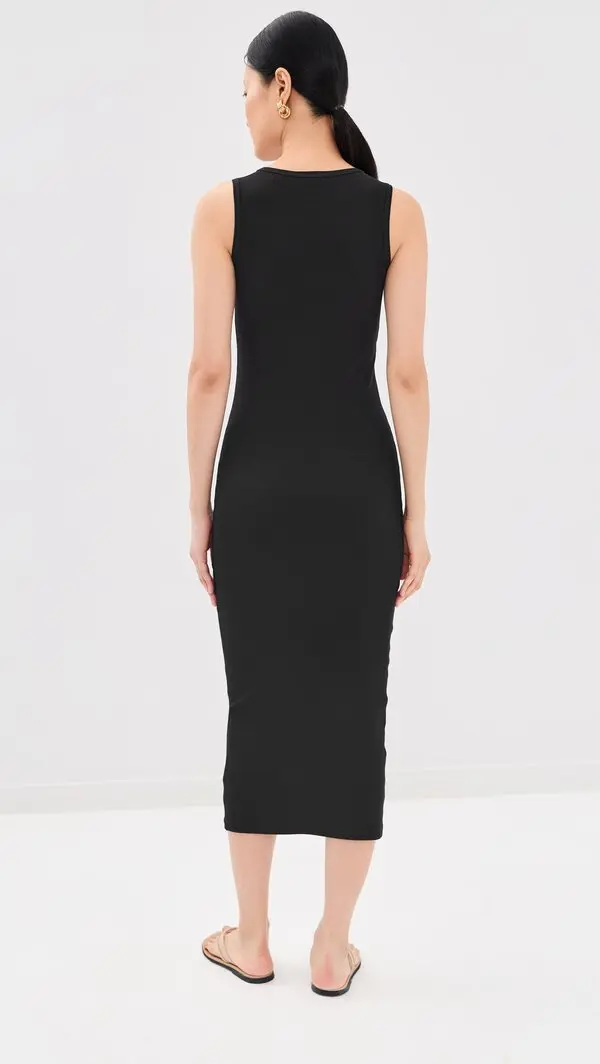 Burberry Carlotta Ribbed Midi Dress
