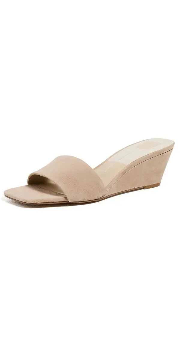 Dolce Vita Suede Wedge Slides