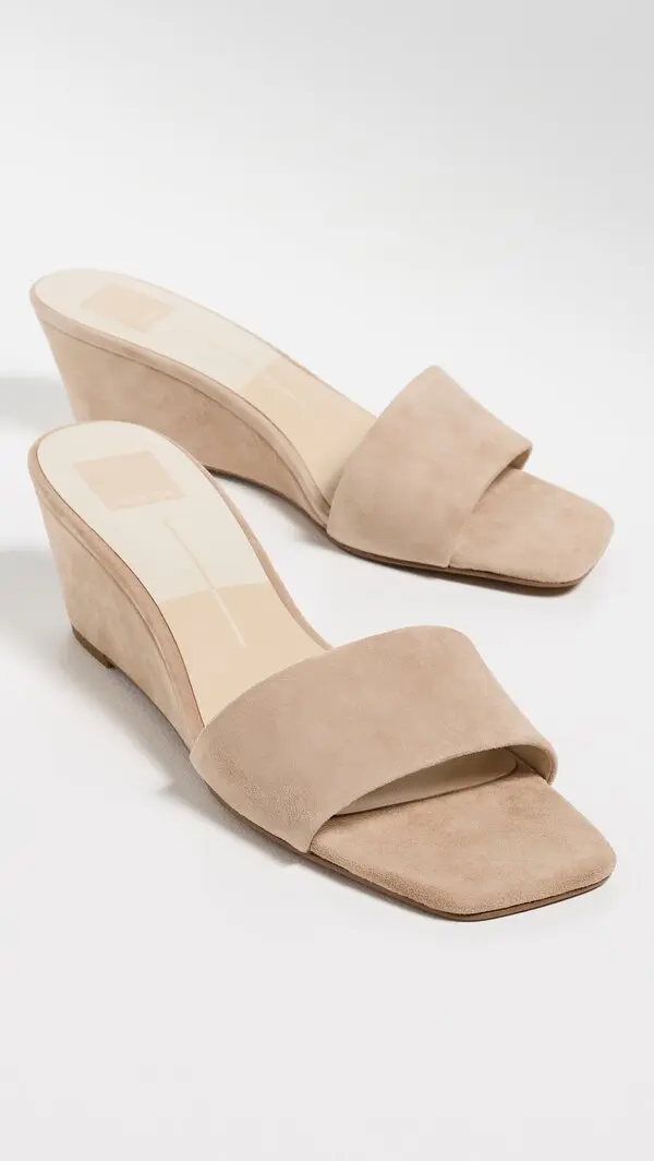 Dolce Vita Suede Wedge Slides