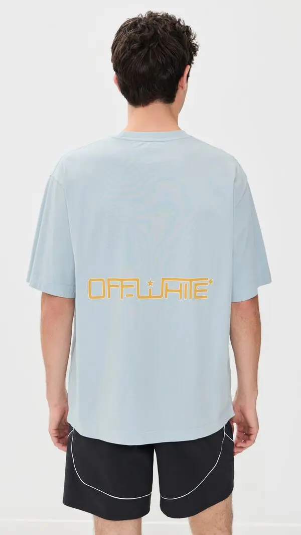 Off-White Offline Team Skate Tee - Celestial Blue