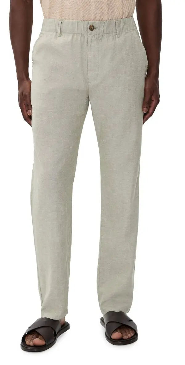 Marine Layer Saturday Hemp Chino Pants - Olive