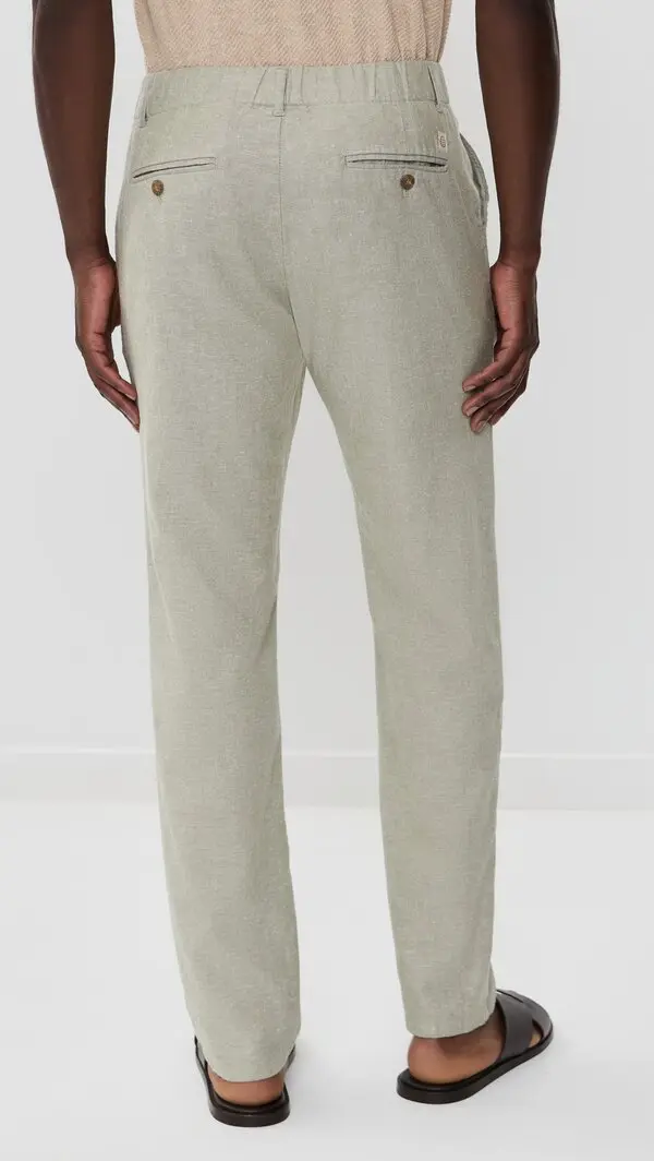 Marine Layer Saturday Hemp Chino Pants - Olive