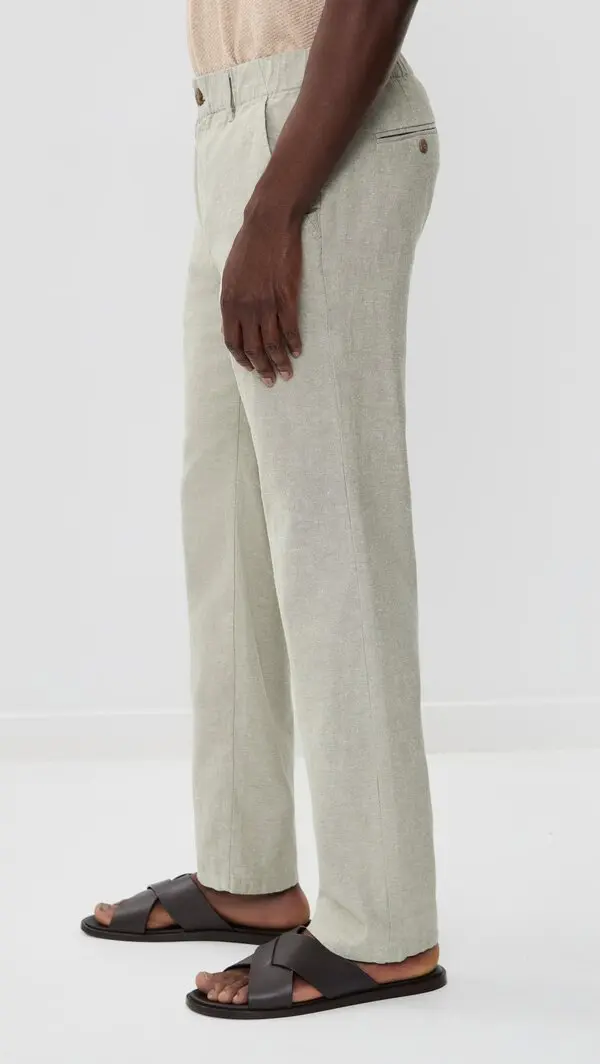 Marine Layer Saturday Hemp Chino Pants - Olive