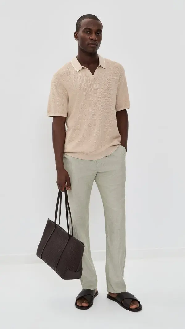 Marine Layer Saturday Hemp Chino Pants - Olive