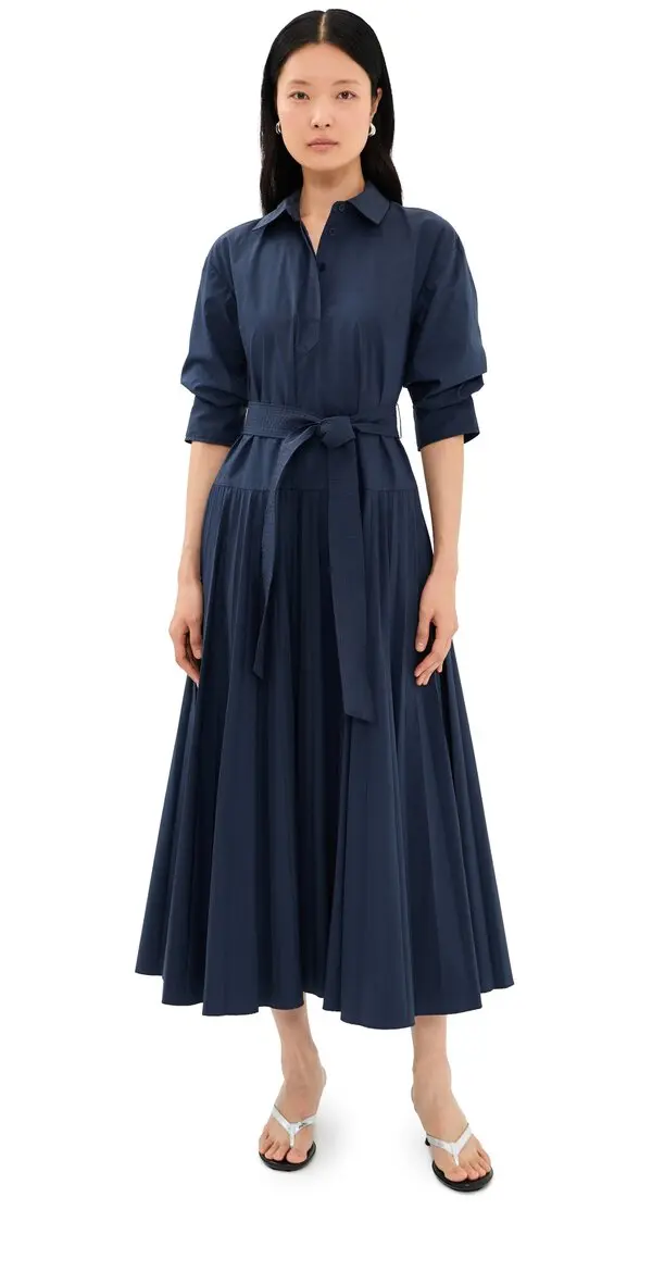 Simkhai Arlo Belted Maxi Dress - Midnight