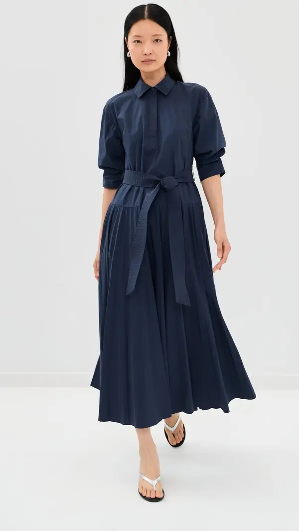 Simkhai Arlo Belted Maxi Dress - Midnight