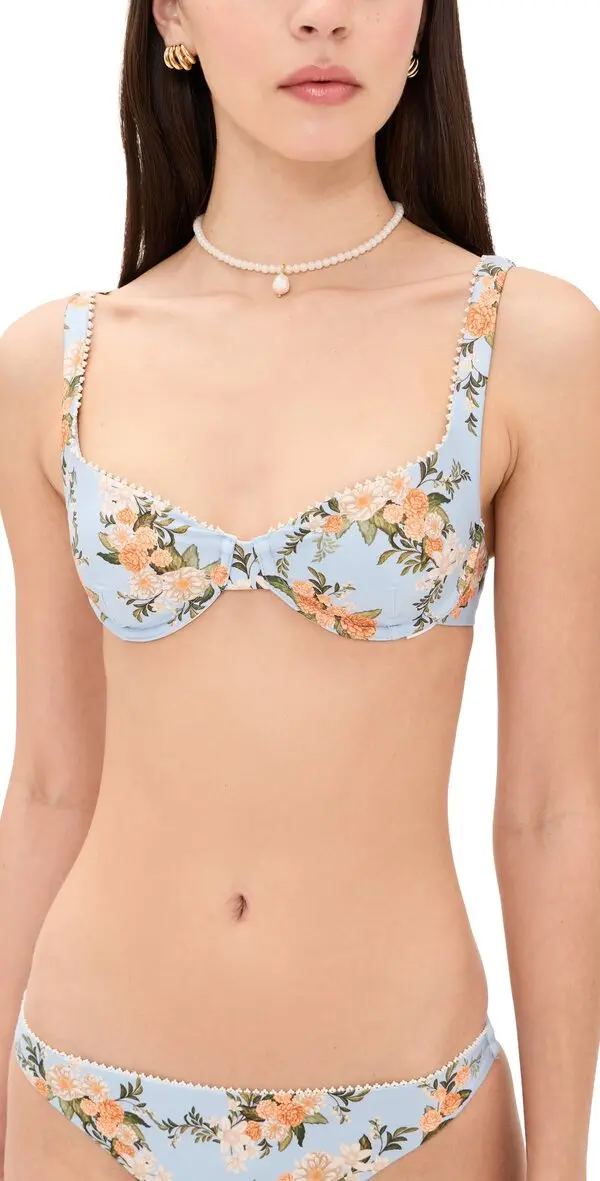Agua Bendita Hacienda Valle Bikini Top - Multicolor