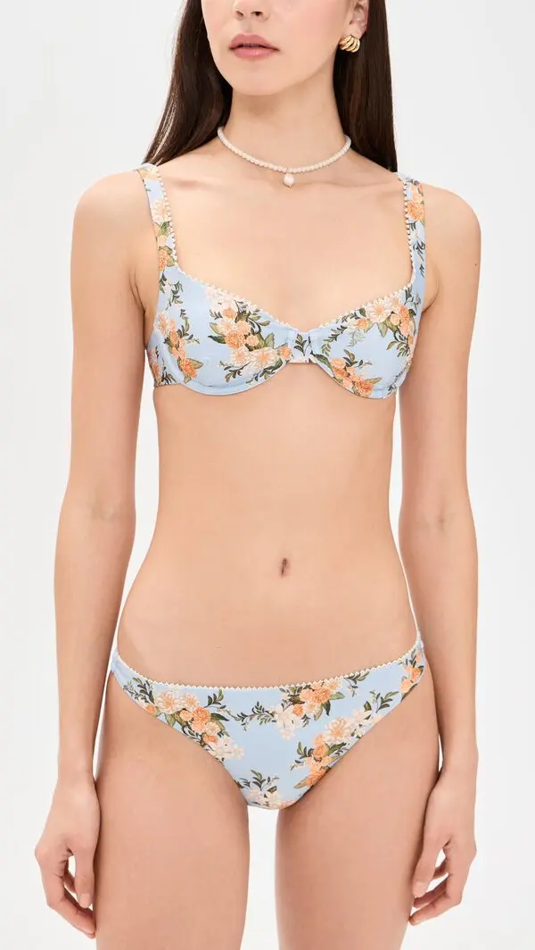 Agua Bendita Hacienda Valle Bikini Top - Multicolor