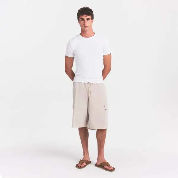 SKIMS Relaxed Cargo Woven Shorts