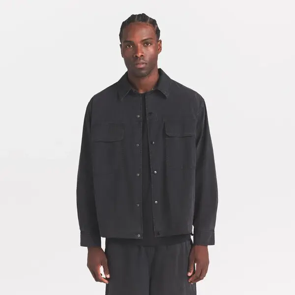 SKIMS Relaxed Shirt | Black | | Woven