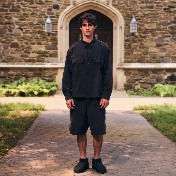 SKIMS Relaxed Shirt | Black | | Woven
