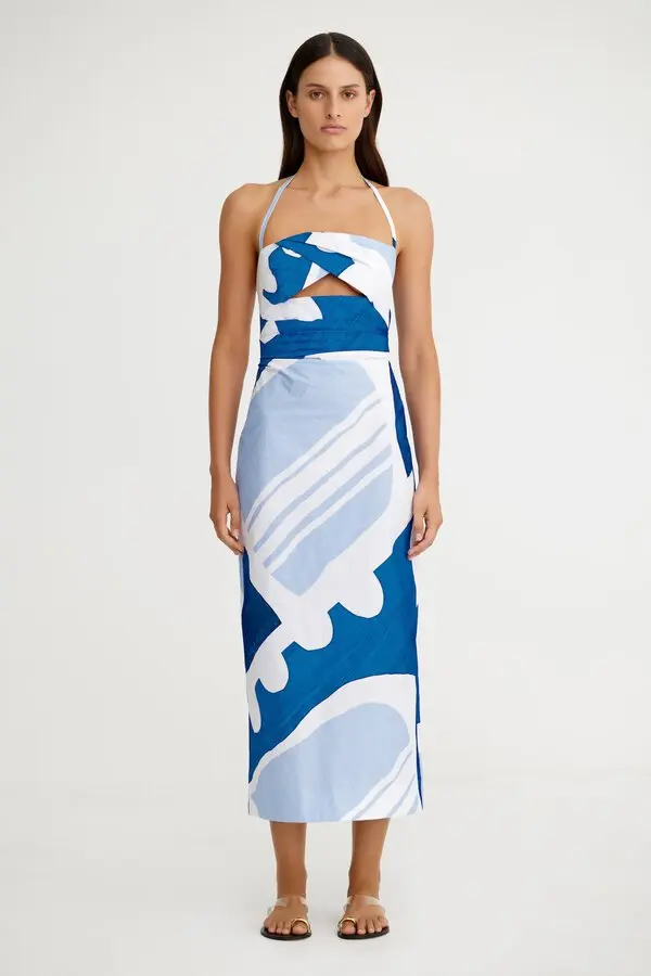 Significant Other Claire Printed Midi Dress
