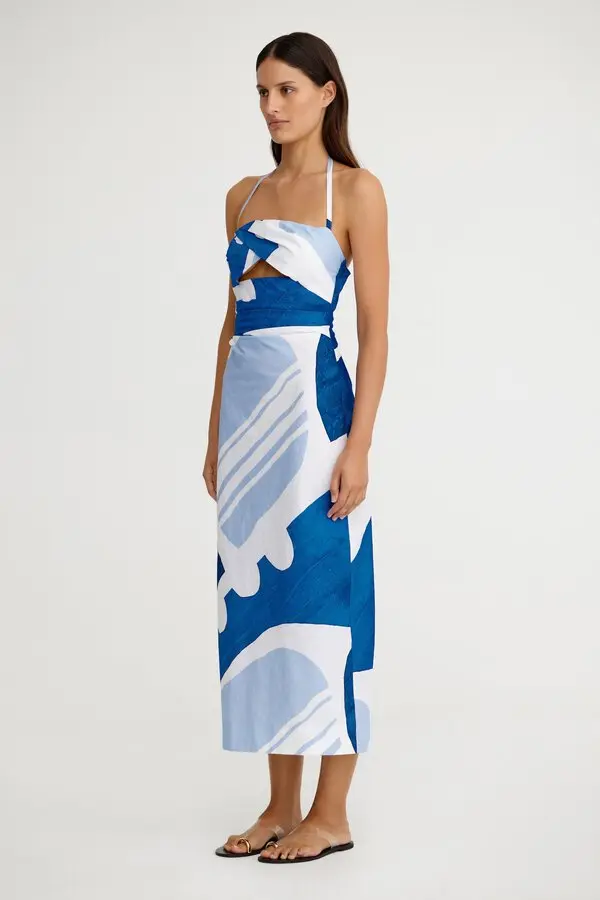 Significant Other Claire Printed Midi Dress