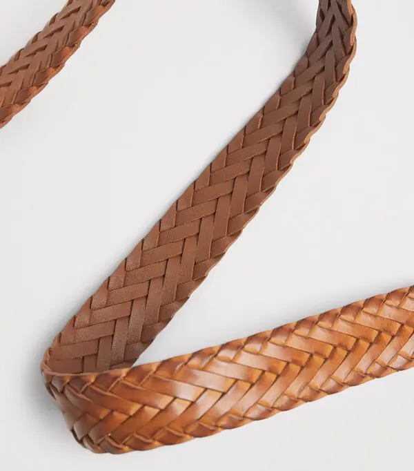 ELLIOT RHODES Leather Braided Belt