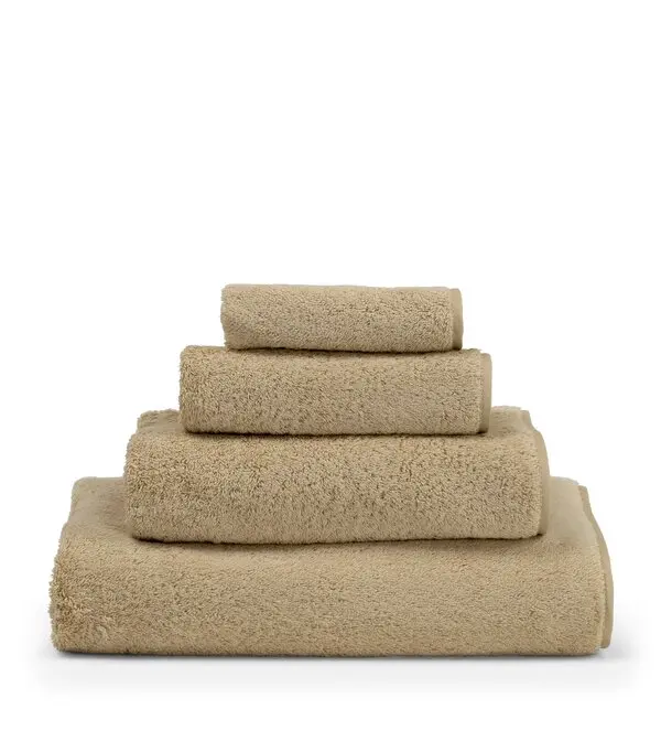 Frette Cotton Unito Wash Cloth - Beige