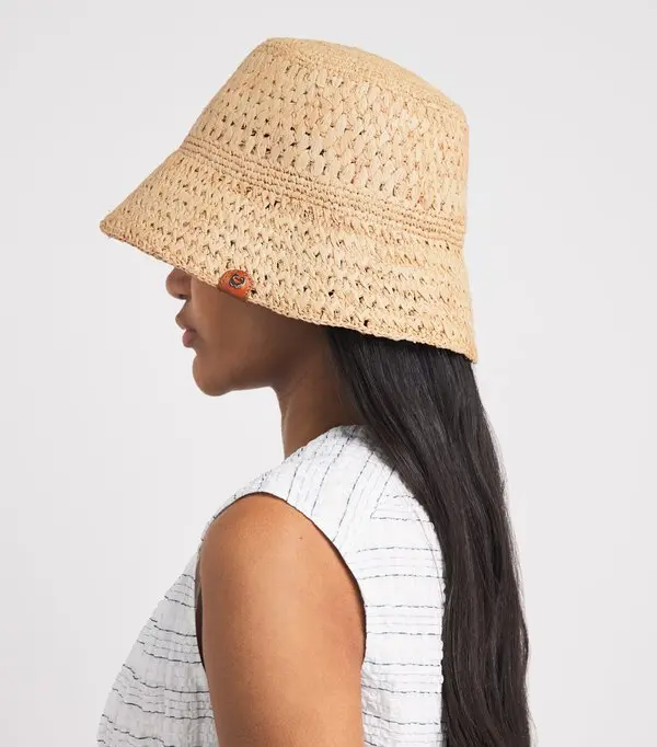 Maje Raffia Bucket Hat