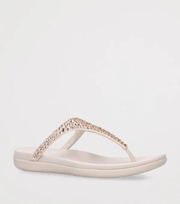 Fitflop Solay Crystal Flip Flops - Pink