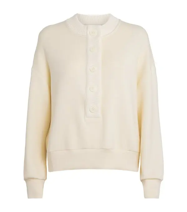 Varley Button-up Sweatshirt - Ivory