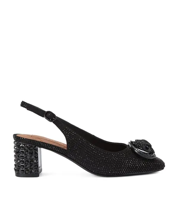 Kurt Geiger Embellished Chelsea Slingback Pumps