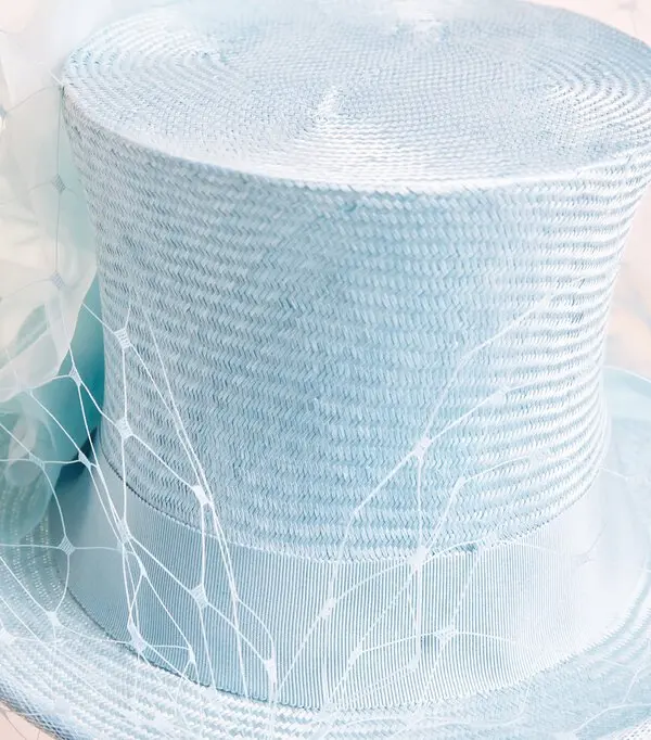 Victoria Grant Parasisal Straw Signature Top Hat
