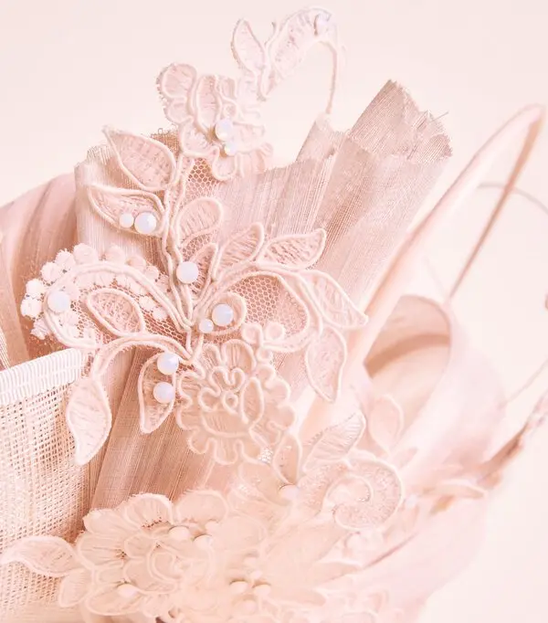 VIVIEN SHERIFF Appliqué Arabesque Percher Hat