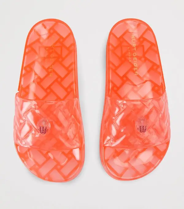 Kurt Geiger Jelly Meena Slides - Pink