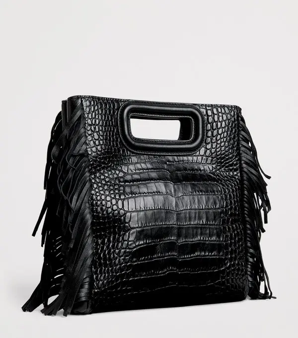 Maje Leather M Cross-body Bag - Black