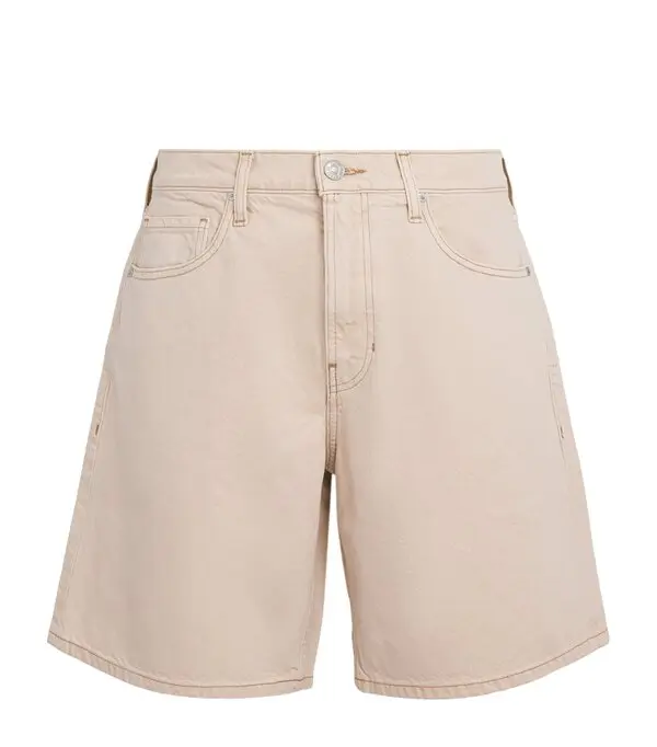 Paige Denim Bermuda Shorts - Beige