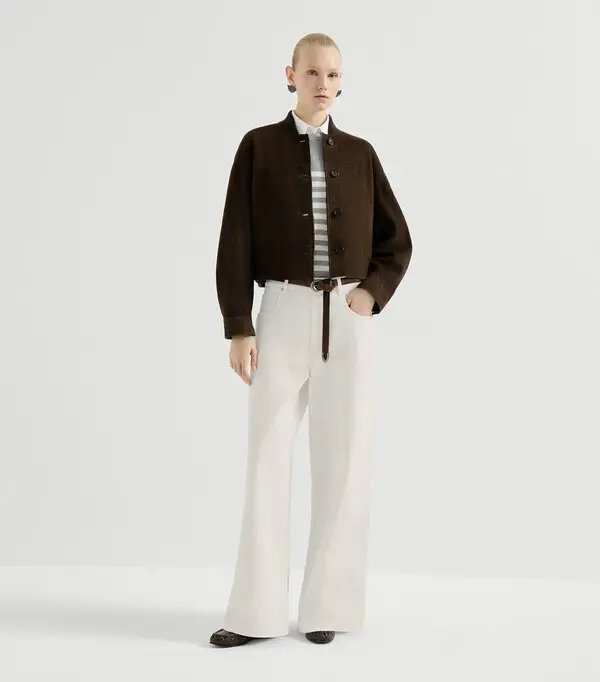 Brunello Cucinelli Cotton-blend Stripe Sweater
