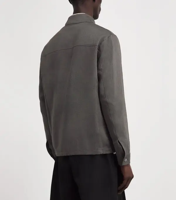 Marco Pescarolo Wool-linen Shirt Jacket