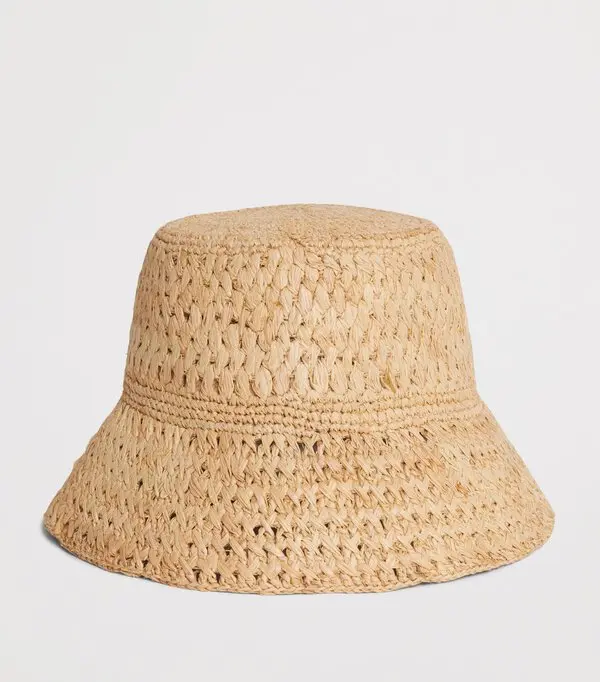 Maje Raffia Bucket Hat