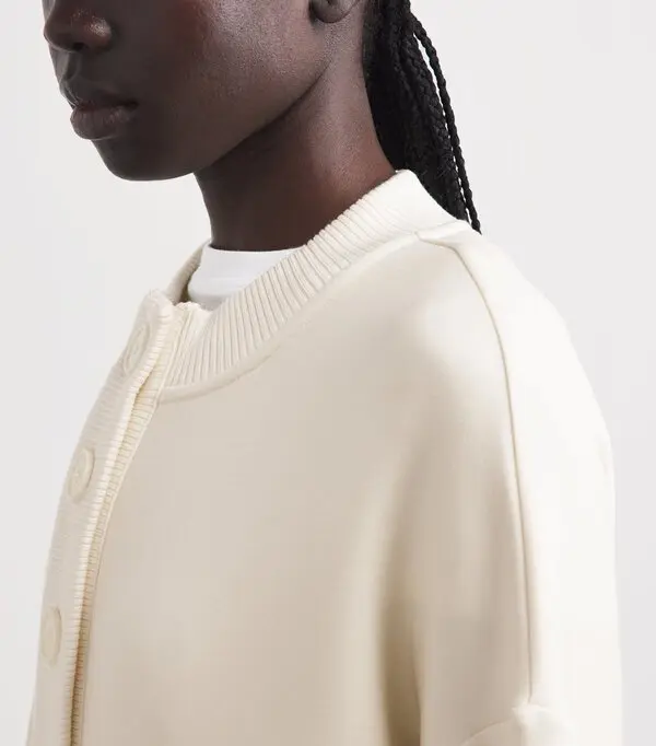 Varley Button-up Reena Sweatshirt - Ivory