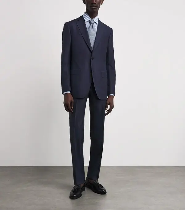 Brioni Cotton-linen Stripe Shirt