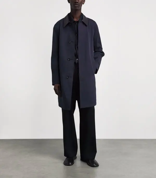 Brioni Leather-trim Reversible Jacket