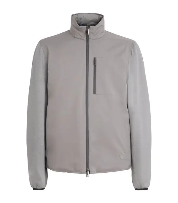 Brioni High-neck Zip-up Jacket