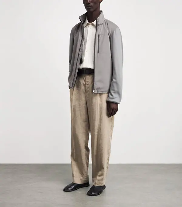 Brioni High-neck Zip-up Jacket