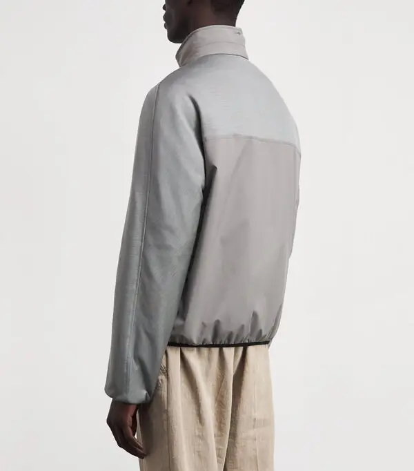 Brioni High-neck Zip-up Jacket